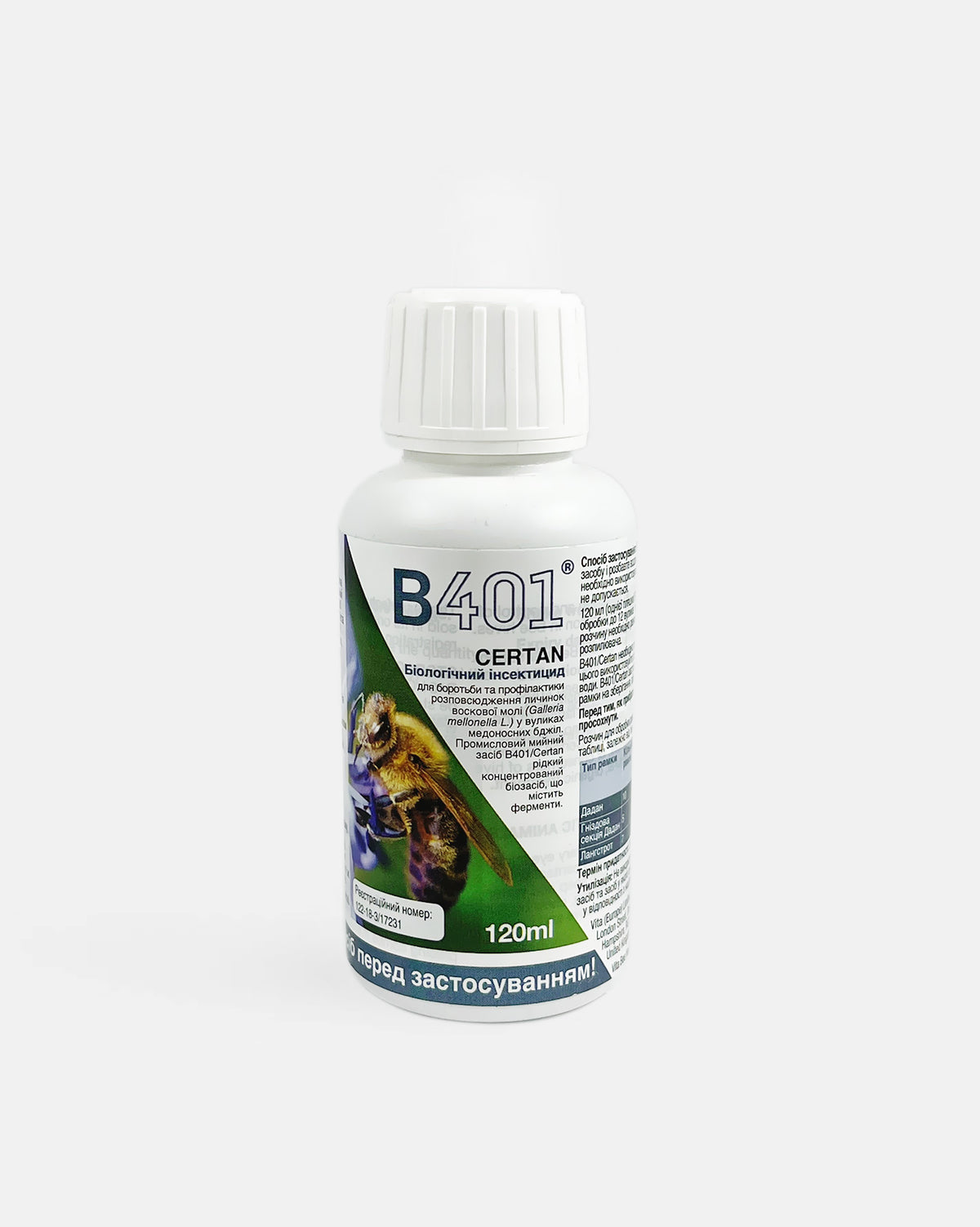 Certan B 401 120 ml — Fčola - včelársky obchod